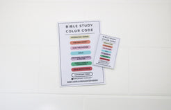 Bible Study Color Code Sticker – The Narrow Compass
